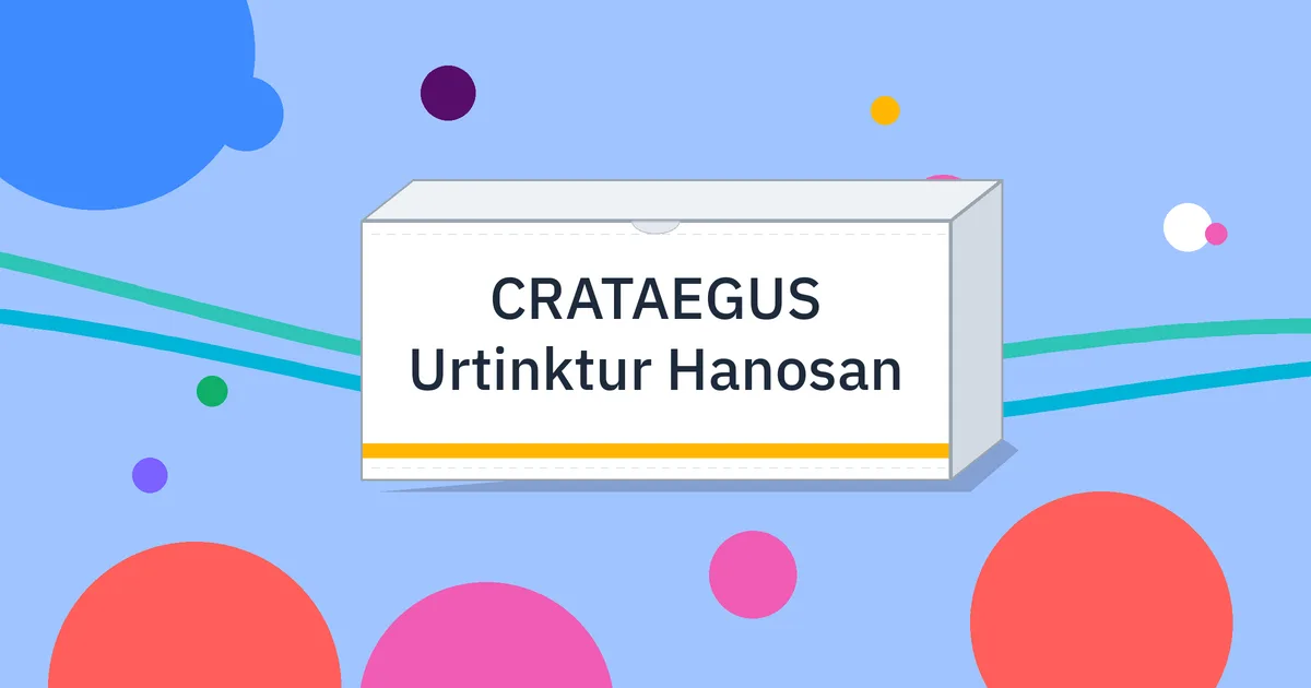Symbolbild: Packung mit der Aufschrift CRATAEGUS Urtinktur Hanosan (PZN 07431401) – Verfügbarkeit und Bezug in Apotheken in Frankfurt am Main