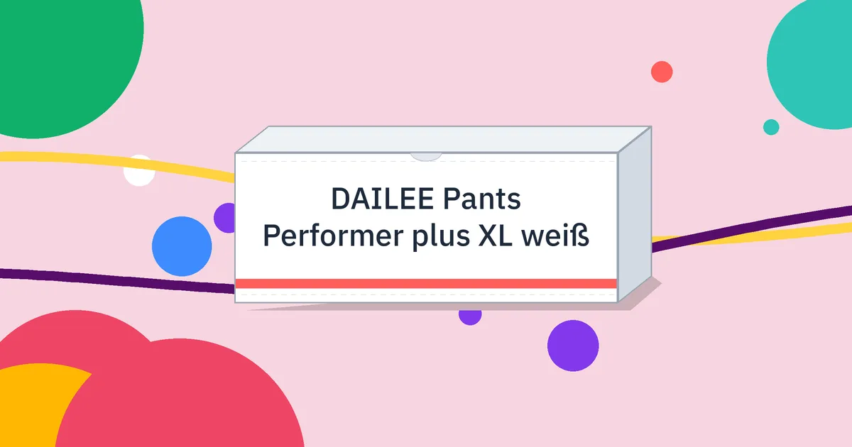 Symbolbild: Packung mit der Aufschrift DAILEE Pants Performer plus XL weiß (PZN 18047717) – Verfügbarkeit und Bezug in Apotheken in Frankfurt am Main