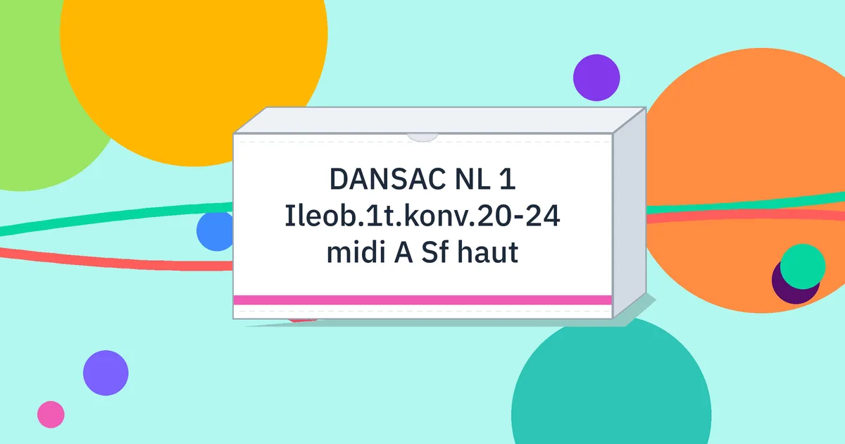 Symbolbild: Packung mit der Aufschrift DANSAC NL 1 Ileob.1t.konv.20-24 midi A Sf haut (PZN 10945894) – Verfügbarkeit und Bezug in Apotheken in Frankfurt am Main