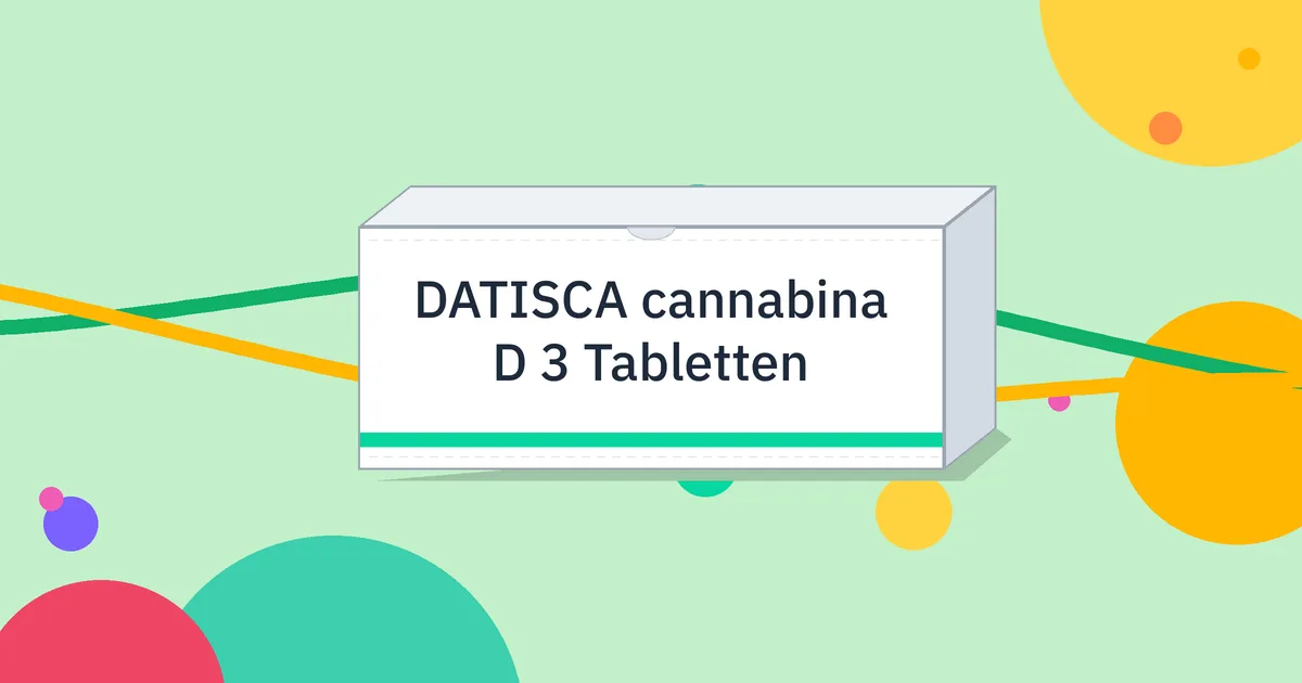 Symbolbild: Packung mit der Aufschrift DATISCA cannabina D 3 Tabletten (PZN 04215051) – Verfügbarkeit und Bezug in Apotheken in Frankfurt am Main