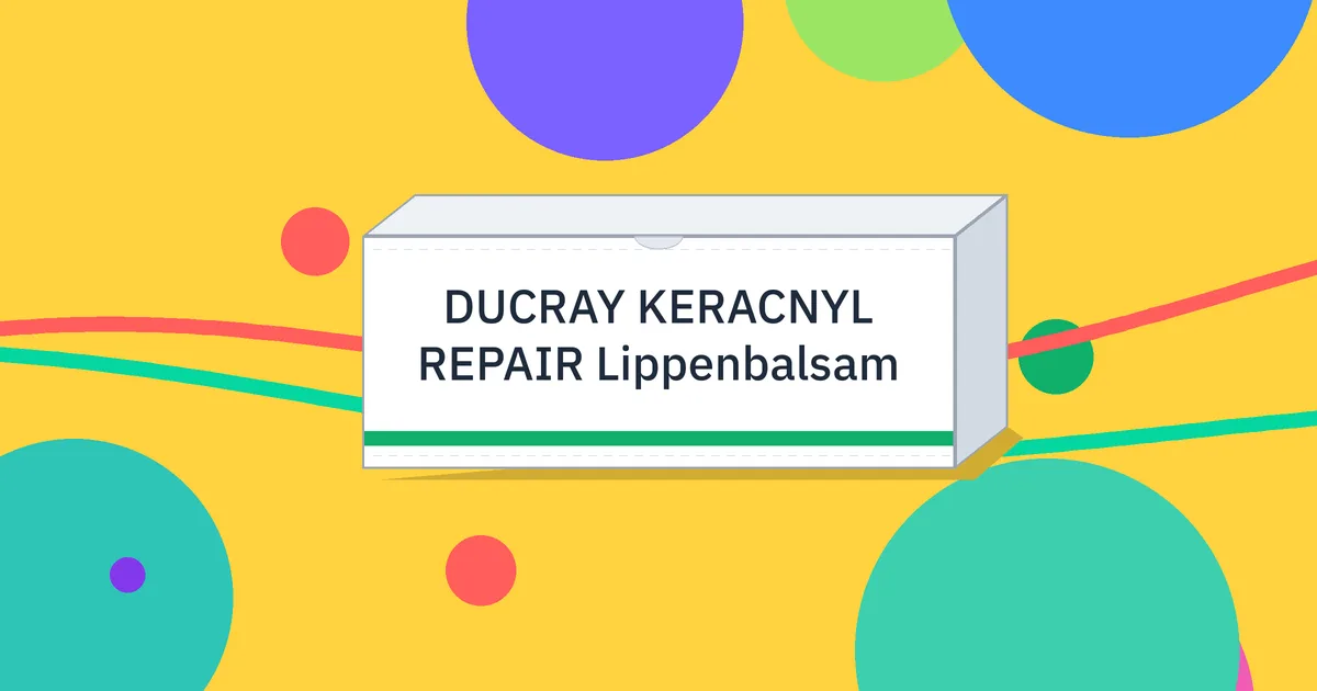 Symbolbild: Packung mit der Aufschrift DUCRAY KERACNYL REPAIR Lippenbalsam (PZN 11552412) – Verfügbarkeit und Bezug in Apotheken in Frankfurt am Main