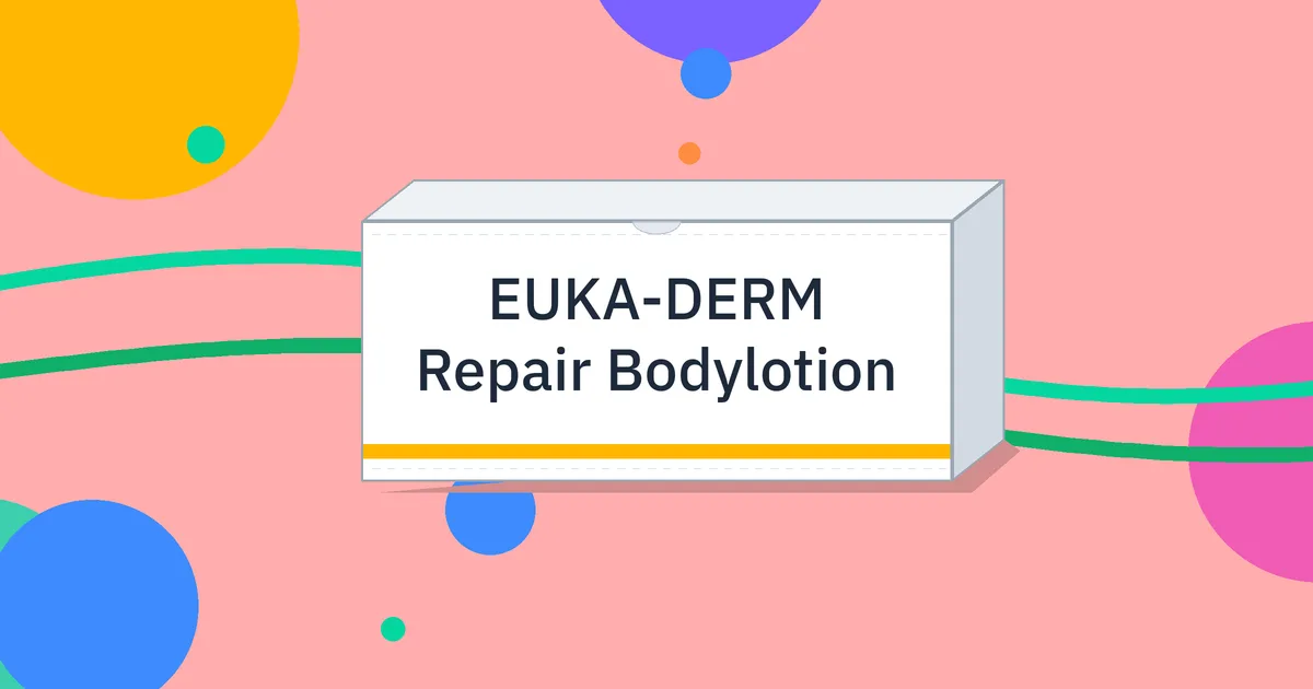 Symbolbild: Packung mit der Aufschrift EUKA-DERM Repair Bodylotion (PZN 18190811) – Verfügbarkeit und Bezug in Apotheken in Frankfurt am Main