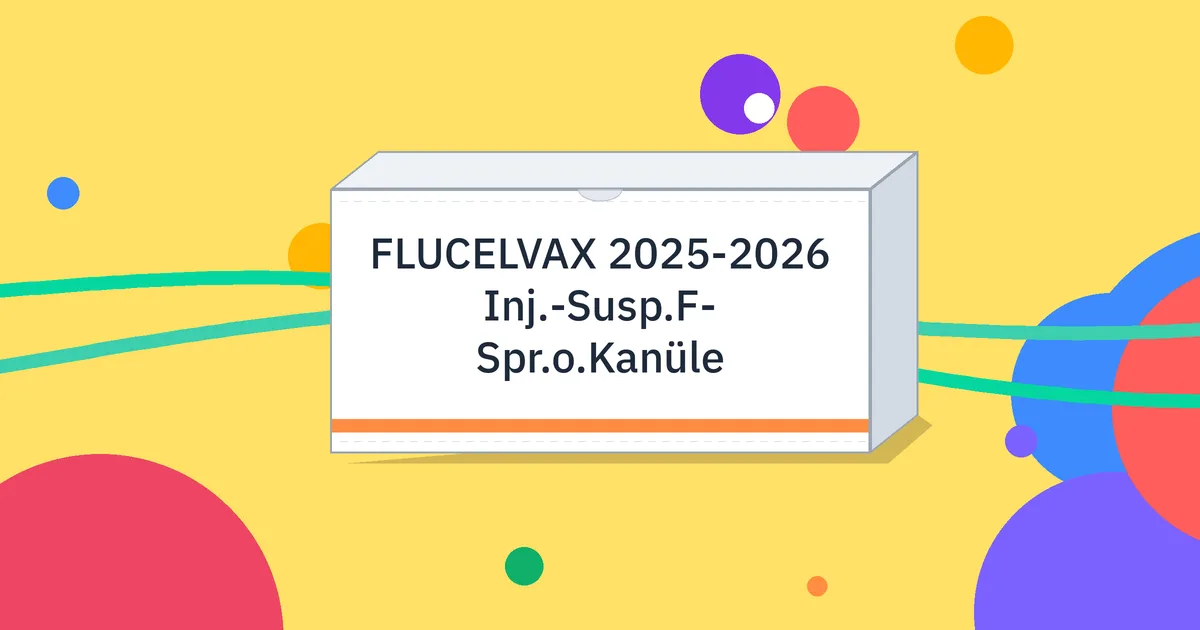 Symbolbild: Packung mit der Aufschrift FLUCELVAX 2025-2026 Inj.-Susp.F-Spr.o.Kanüle (PZN 18230781) – Verfügbarkeit und Bezug in Apotheken in Frankfurt am Main