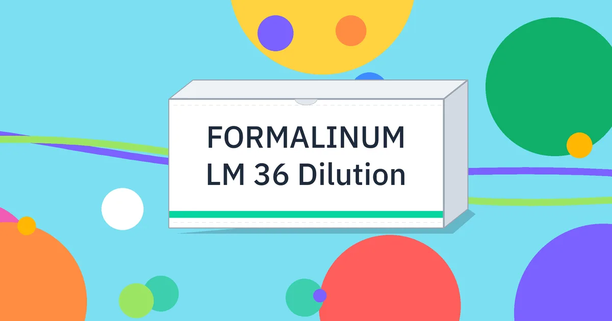 Symbolbild: Packung mit der Aufschrift FORMALINUM LM 36 Dilution (PZN 12873822) – Verfügbarkeit und Bezug in Apotheken in Frankfurt am Main