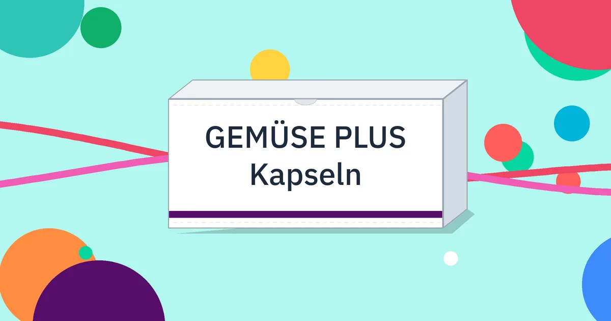 Symbolbild: Packung mit der Aufschrift GEMÜSE PLUS Kapseln (PZN 19926958) – Verfügbarkeit und Bezug in Apotheken in Frankfurt am Main