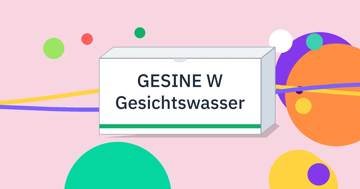 Symbolbild: Packung mit der Aufschrift GESINE W Gesichtswasser (PZN 10077848) – Verfügbarkeit und Bezug in Apotheken in Frankfurt am Main