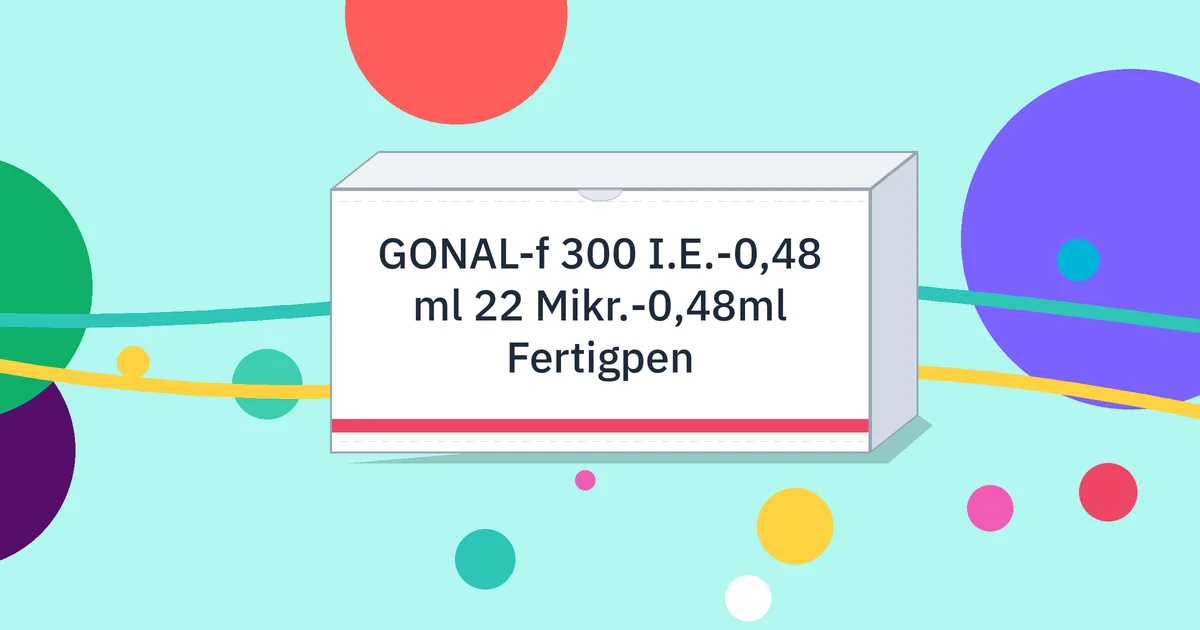 Symbolbild: Packung mit der Aufschrift GONAL-f 300 I.E.-0,48 ml 22 Mikr.-0,48ml Fertigpen (PZN 19880966) – Verfügbarkeit und Bezug in Apotheken in Frankfurt am Main
