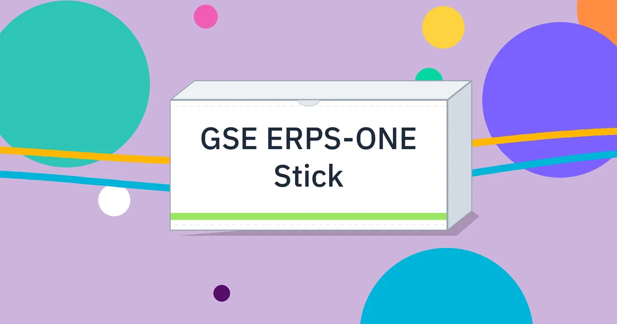 Symbolbild: Packung mit der Aufschrift GSE ERPS-ONE Stick (PZN 16198671) – Verfügbarkeit und Bezug in Apotheken in Frankfurt am Main