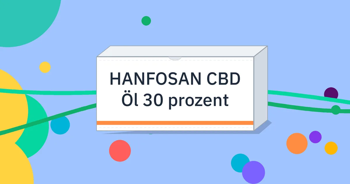 Symbolbild: Packung mit der Aufschrift HANFOSAN CBD Öl 30 prozent (PZN 17848504) – Verfügbarkeit und Bezug in Apotheken in Frankfurt am Main