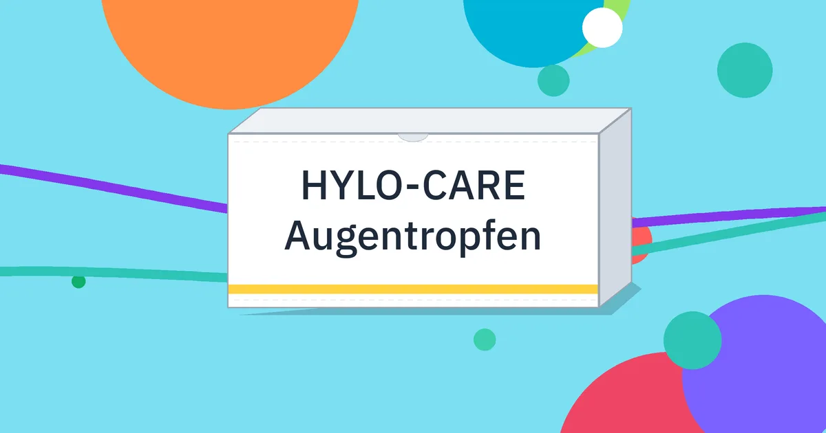 Symbolbild: Packung mit der Aufschrift HYLO-CARE Augentropfen (PZN 15661138) – Verfügbarkeit und Bezug in Apotheken in Frankfurt am Main