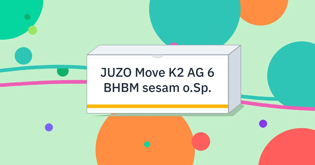 Symbolbild: Packung mit der Aufschrift JUZO Move K2 AG 6 BHBM sesam o.Sp. (PZN 18526702) – Verfügbarkeit und Bezug in Apotheken in Frankfurt am Main