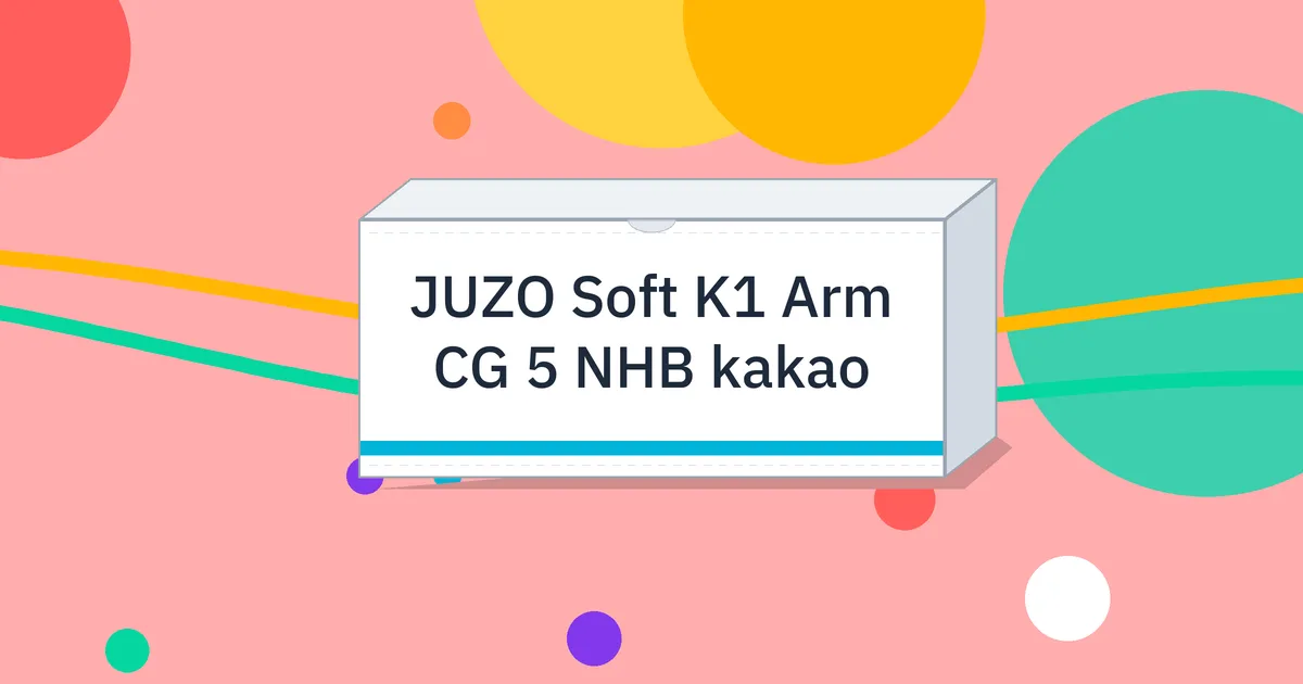 Symbolbild: Packung mit der Aufschrift JUZO Soft K1 Arm CG 5 NHB kakao (PZN 15507360) – Verfügbarkeit und Bezug in Apotheken in Frankfurt am Main