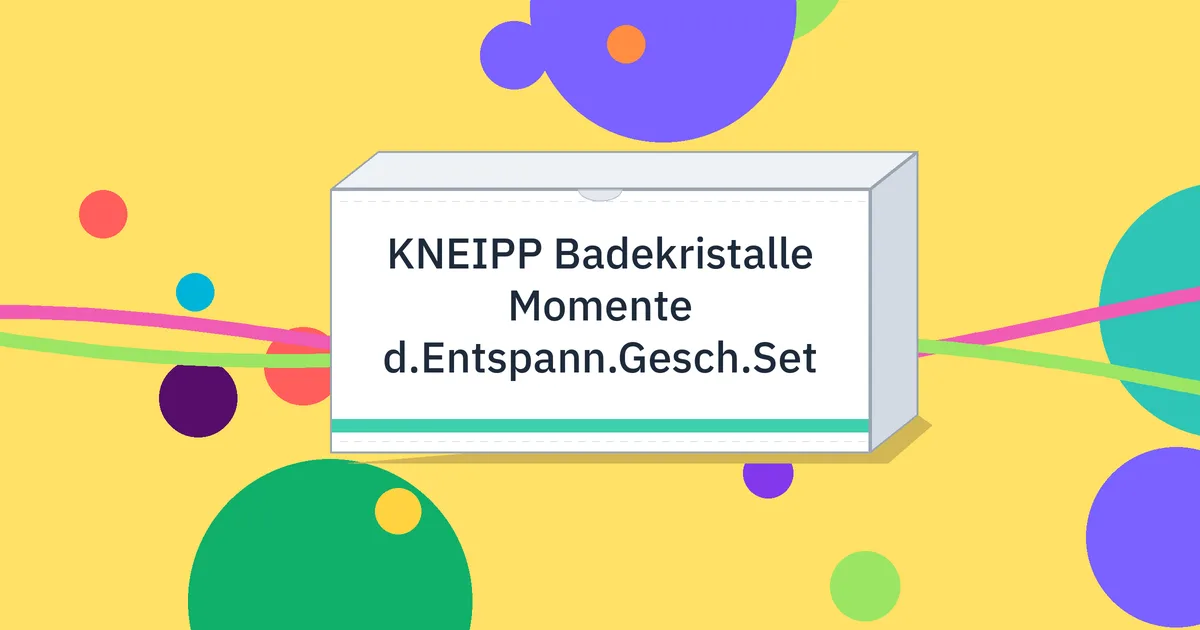Symbolbild: Packung mit der Aufschrift KNEIPP Badekristalle Momente d.Entspann.Gesch.Set (PZN 18653903) – Verfügbarkeit und Bezug in Apotheken in Frankfurt am Main