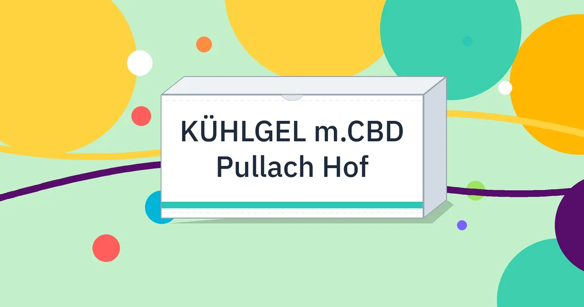 Symbolbild: Packung mit der Aufschrift KÜHLGEL m.CBD Pullach Hof (PZN 17535952) – Verfügbarkeit und Bezug in Apotheken in Frankfurt am Main