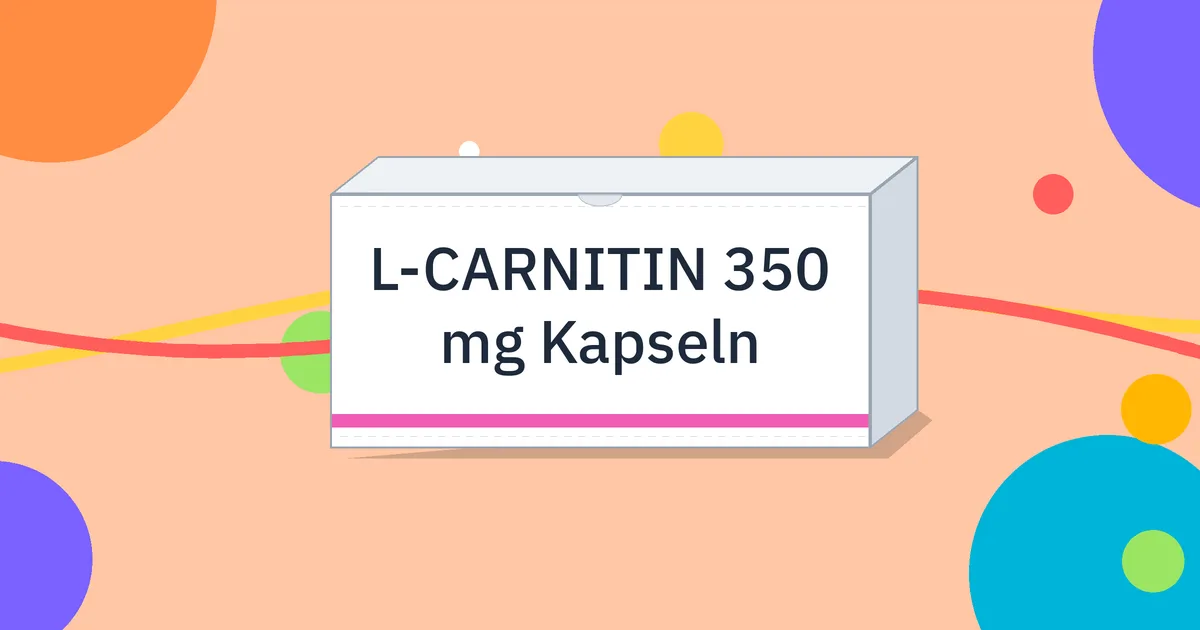 Symbolbild: Packung mit der Aufschrift L-CARNITIN 350 mg Kapseln (PZN 18215215) – Verfügbarkeit und Bezug in Apotheken in Frankfurt am Main