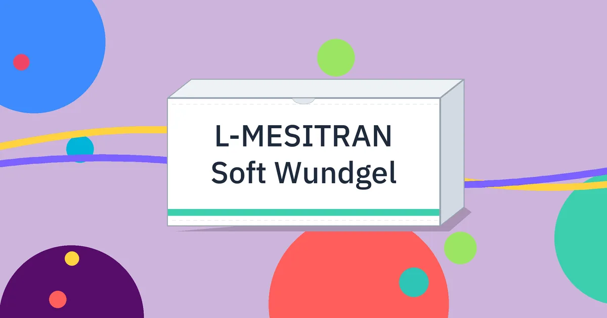 Symbolbild: Packung mit der Aufschrift L-MESITRAN Soft Wundgel (PZN 13157602) – Verfügbarkeit und Bezug in Apotheken in Frankfurt am Main