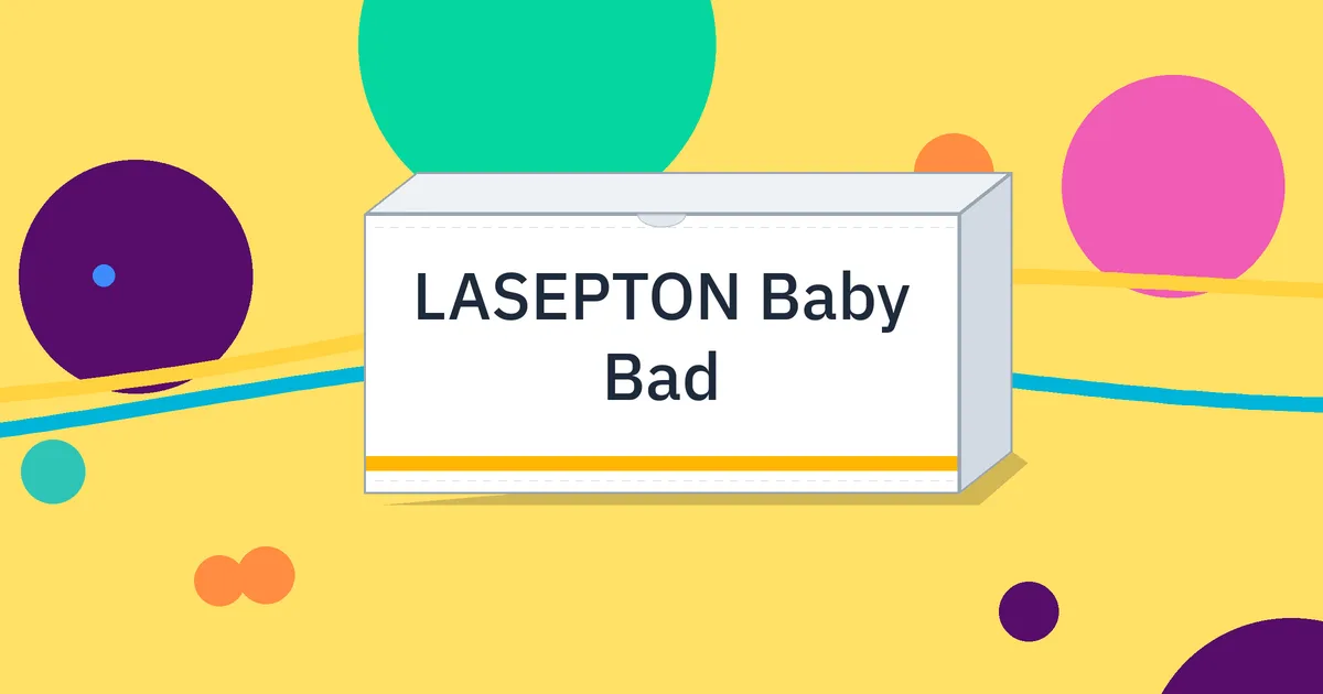 Symbolbild: Packung mit der Aufschrift LASEPTON Baby Bad (PZN 02288927) – Verfügbarkeit und Bezug in Apotheken in Frankfurt am Main