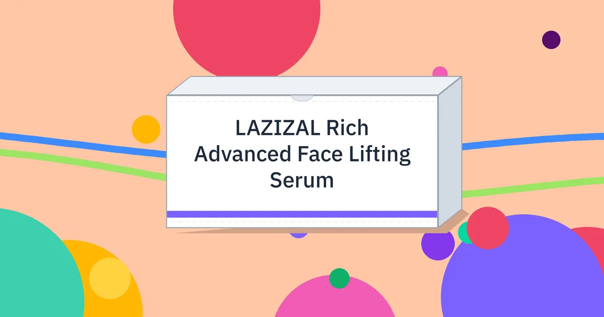 Symbolbild: Packung mit der Aufschrift LAZIZAL Rich Advanced Face Lifting Serum (PZN 19134016) – Verfügbarkeit und Bezug in Apotheken in Frankfurt am Main