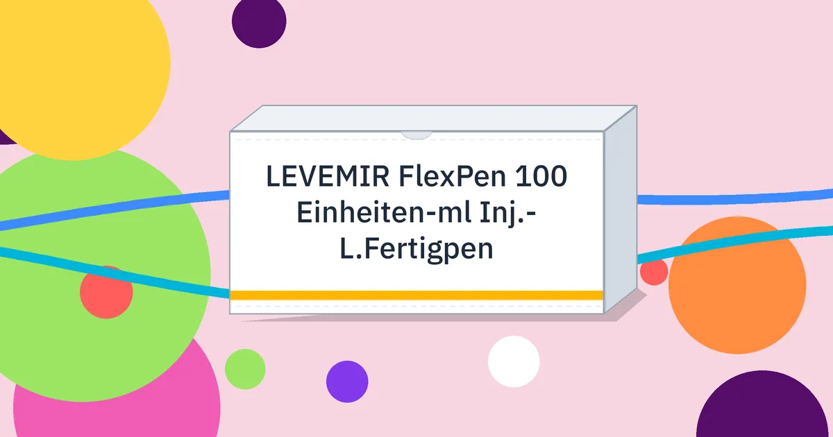 Symbolbild: Packung mit der Aufschrift LEVEMIR FlexPen 100 Einheiten-ml Inj.-L.Fertigpen (PZN 03075599) – Verfügbarkeit und Bezug in Apotheken in Frankfurt am Main