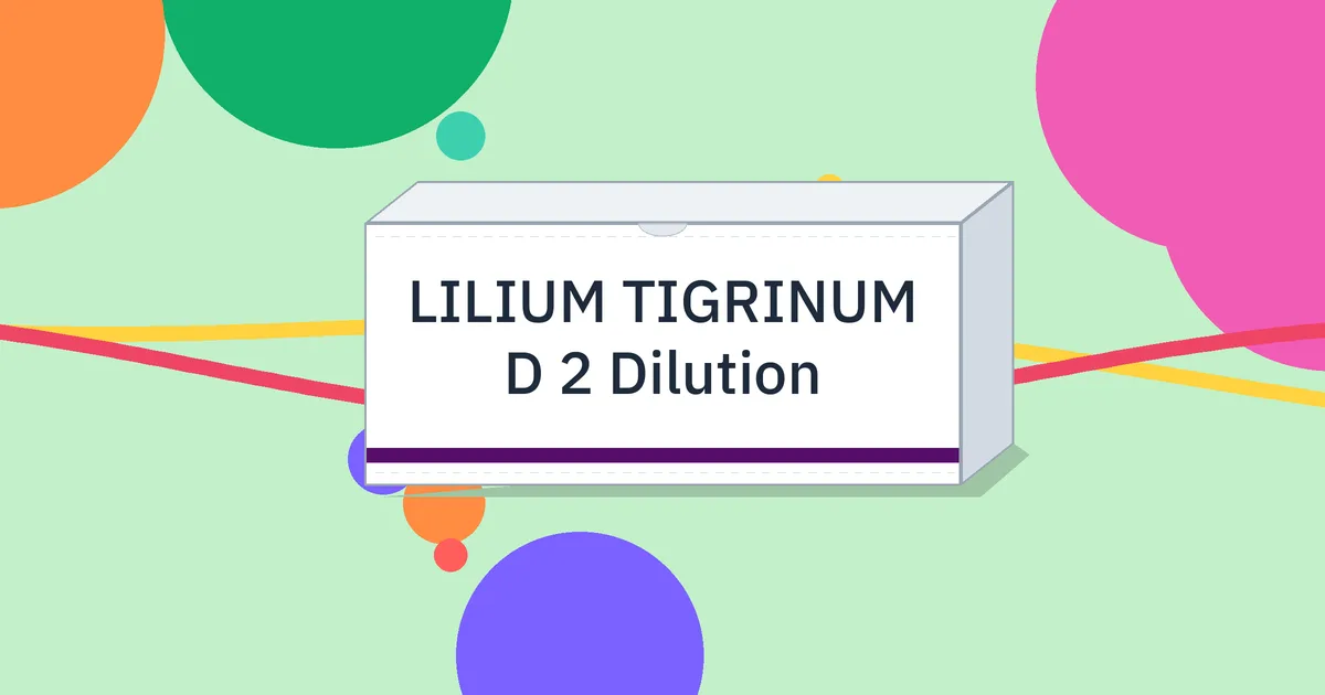 Symbolbild: Packung mit der Aufschrift LILIUM TIGRINUM D 2 Dilution (PZN 02118473) – Verfügbarkeit und Bezug in Apotheken in Frankfurt am Main