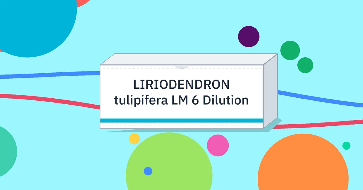 Symbolbild: Packung mit der Aufschrift LIRIODENDRON tulipifera LM 6 Dilution (PZN 13530981) – Verfügbarkeit und Bezug in Apotheken in Frankfurt am Main