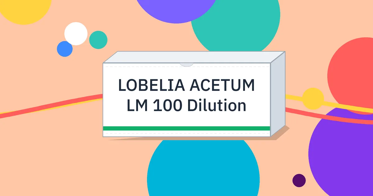 Symbolbild: Packung mit der Aufschrift LOBELIA ACETUM LM 100 Dilution (PZN 13532738) – Verfügbarkeit und Bezug in Apotheken in Frankfurt am Main