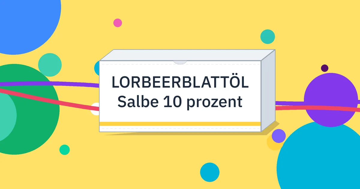Symbolbild: Packung mit der Aufschrift LORBEERBLATTÖL Salbe 10 prozent (PZN 18900916) – Verfügbarkeit und Bezug in Apotheken in Frankfurt am Main