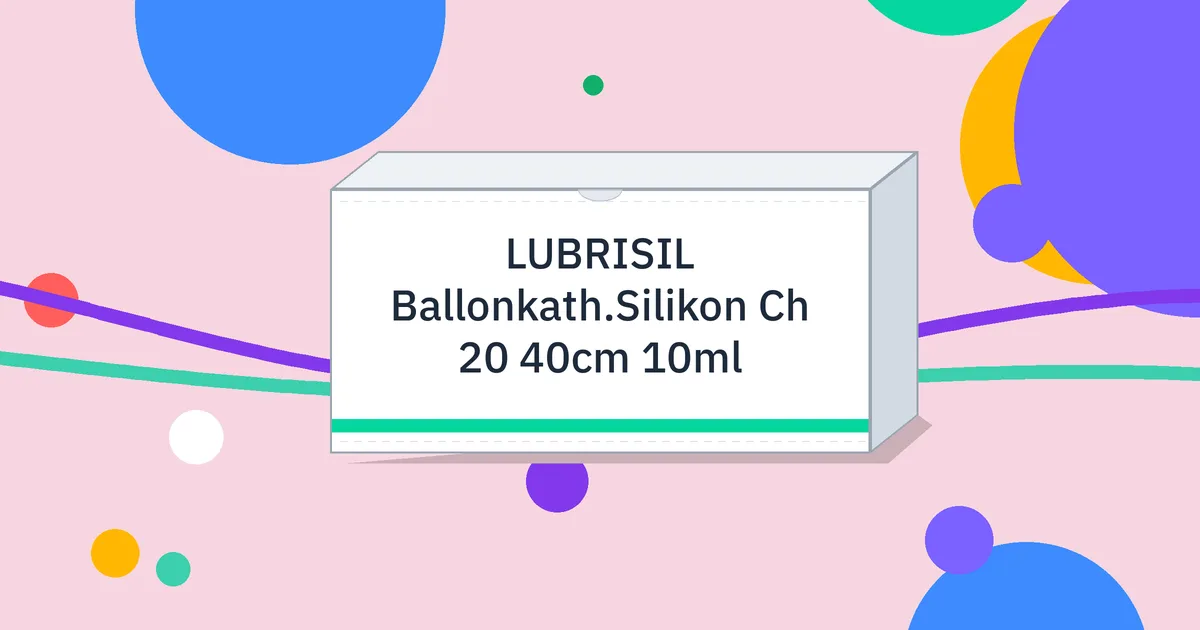 Symbolbild: Packung mit der Aufschrift LUBRISIL Ballonkath.Silikon Ch 20 40cm 10ml (PZN 06901454) – Verfügbarkeit und Bezug in Apotheken in Frankfurt am Main