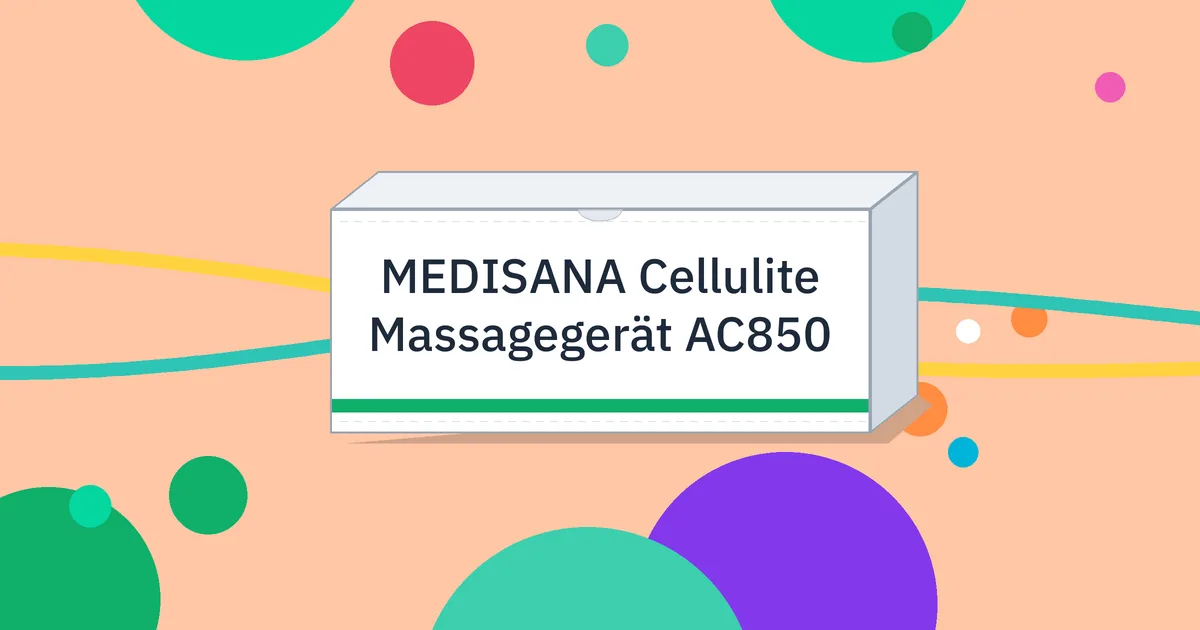 Symbolbild: Packung mit der Aufschrift MEDISANA Cellulite Massagegerät AC850 (PZN 10218119) – Verfügbarkeit und Bezug in Apotheken in Frankfurt am Main