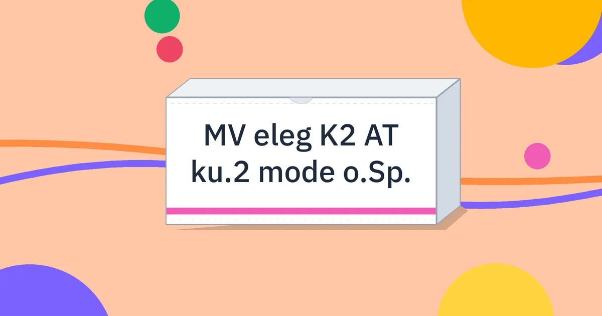 Symbolbild: Packung mit der Aufschrift MV eleg K2 AT ku.2 mode o.Sp. (PZN 04542778) – Verfügbarkeit und Bezug in Apotheken in Frankfurt am Main