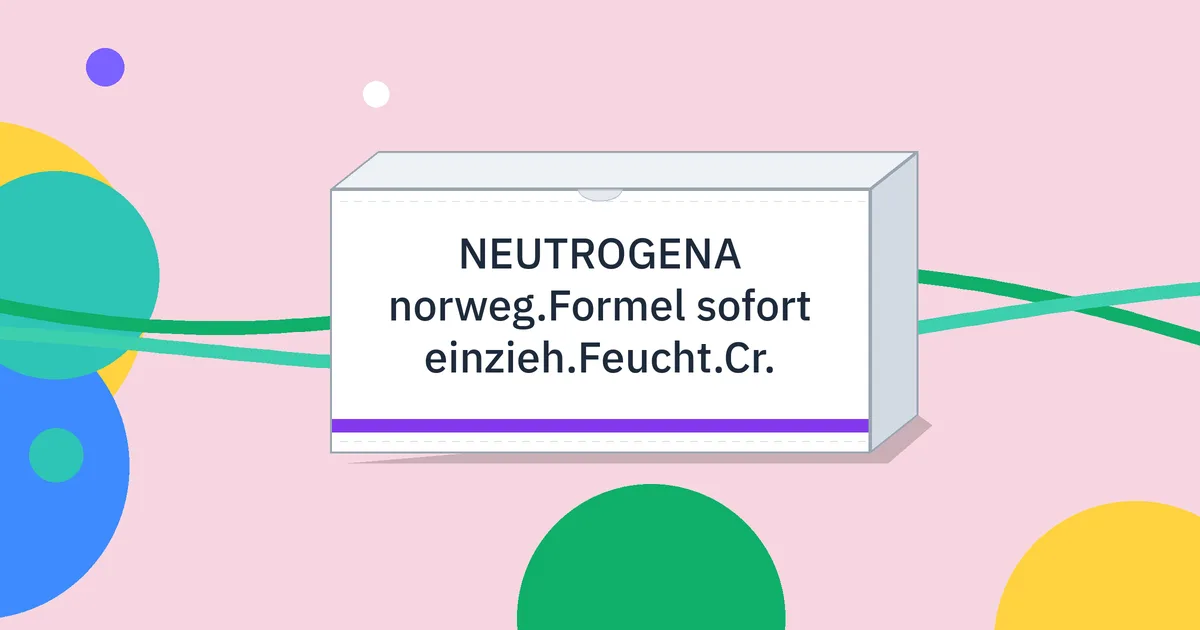 Symbolbild: Packung mit der Aufschrift NEUTROGENA norweg.Formel sofort einzieh.Feucht.Cr. (PZN 08756720) – Verfügbarkeit und Bezug in Apotheken in Frankfurt am Main