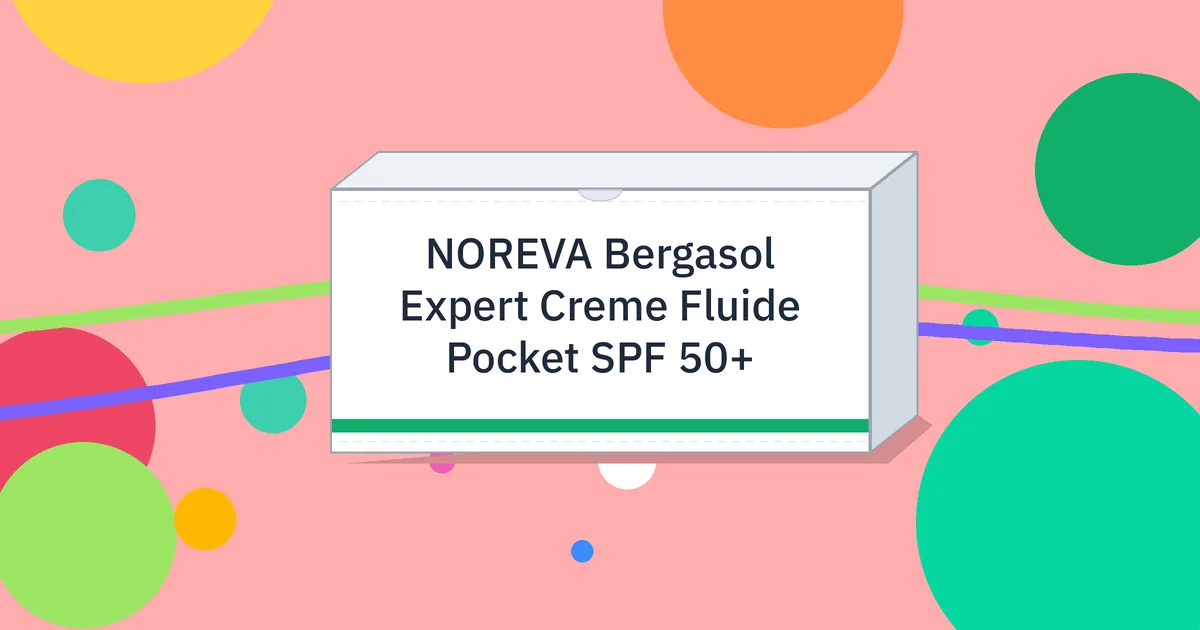 Symbolbild: Packung mit der Aufschrift NOREVA Bergasol Expert Creme Fluide Pocket SPF 50+ (PZN 19845088) – Verfügbarkeit und Bezug in Apotheken in Frankfurt am Main
