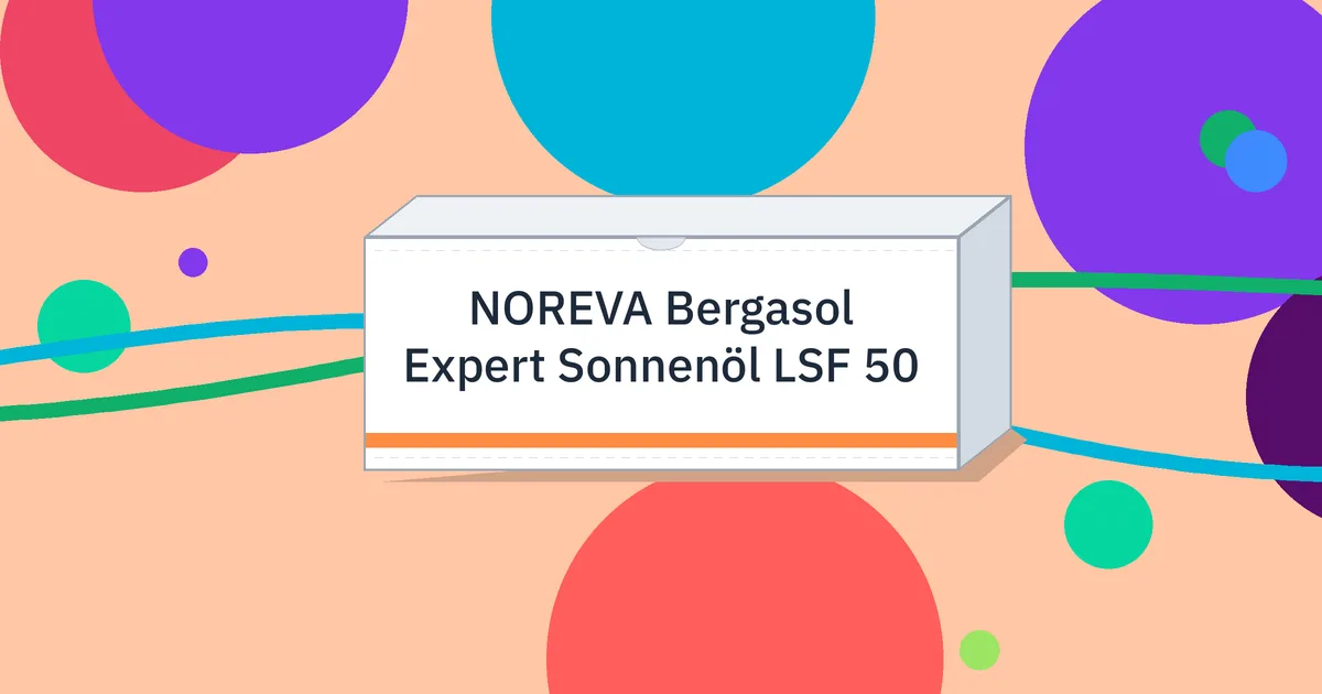 Symbolbild: Packung mit der Aufschrift NOREVA Bergasol Expert Sonnenöl LSF 50 (PZN 18393690) – Verfügbarkeit und Bezug in Apotheken in Frankfurt am Main