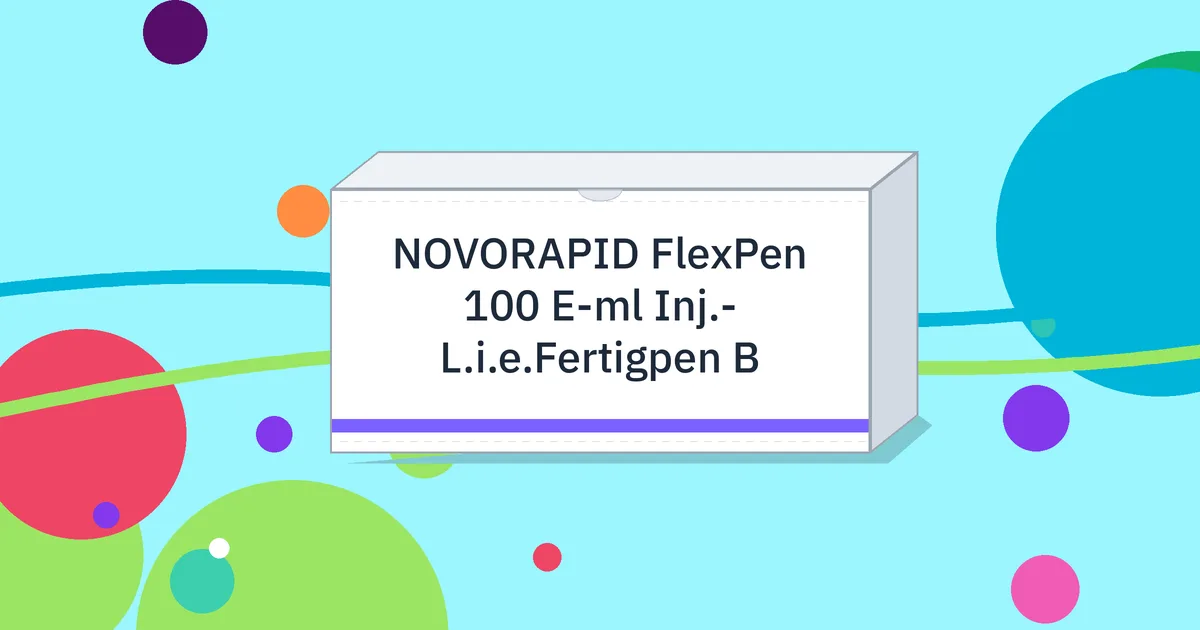 Symbolbild: Packung mit der Aufschrift NOVORAPID FlexPen 100 E-ml Inj.-L.i.e.Fertigpen B (PZN 11383636) – Verfügbarkeit und Bezug in Apotheken in Frankfurt am Main