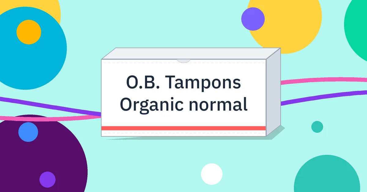 Symbolbild: Packung mit der Aufschrift O.B. Tampons Organic normal (PZN 17519232) – Verfügbarkeit und Bezug in Apotheken in Frankfurt am Main