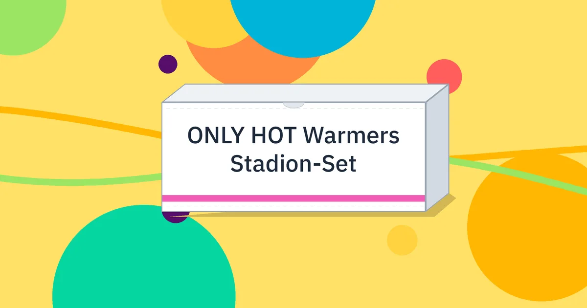 Symbolbild: Packung mit der Aufschrift ONLY HOT Warmers Stadion-Set (PZN 15302008) – Verfügbarkeit und Bezug in Apotheken in Frankfurt am Main