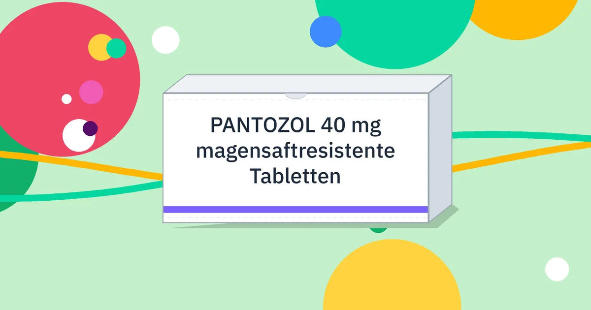 Symbolbild: Packung mit der Aufschrift PANTOZOL 40 mg magensaftresistente Tabletten (PZN 13577801) – Verfügbarkeit und Bezug in Apotheken in Frankfurt am Main