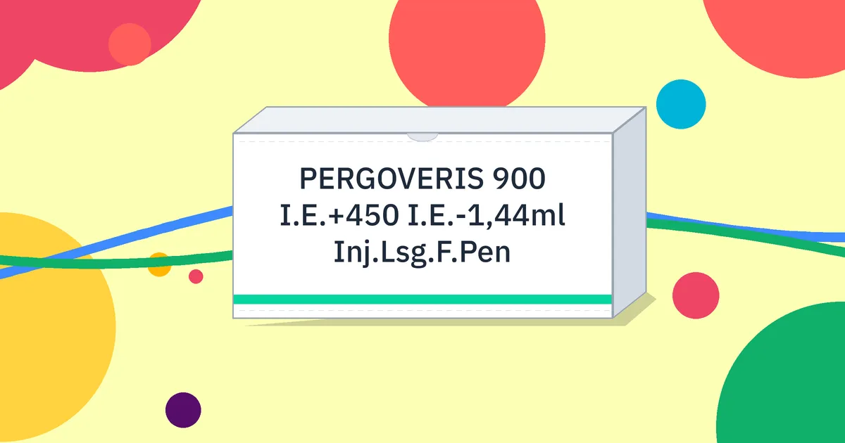 Symbolbild: Packung mit der Aufschrift PERGOVERIS 900 I.E.+450 I.E.-1,44ml Inj.Lsg.F.Pen (PZN 14371160) – Verfügbarkeit und Bezug in Apotheken in Frankfurt am Main