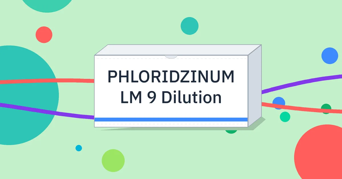 Symbolbild: Packung mit der Aufschrift PHLORIDZINUM LM 9 Dilution (PZN 13639212) – Verfügbarkeit und Bezug in Apotheken in Frankfurt am Main