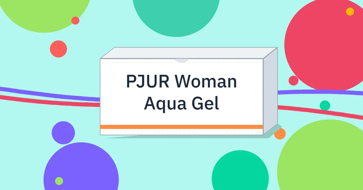 Symbolbild: Packung mit der Aufschrift PJUR Woman Aqua Gel (PZN 04143564) – Verfügbarkeit und Bezug in Apotheken in Frankfurt am Main