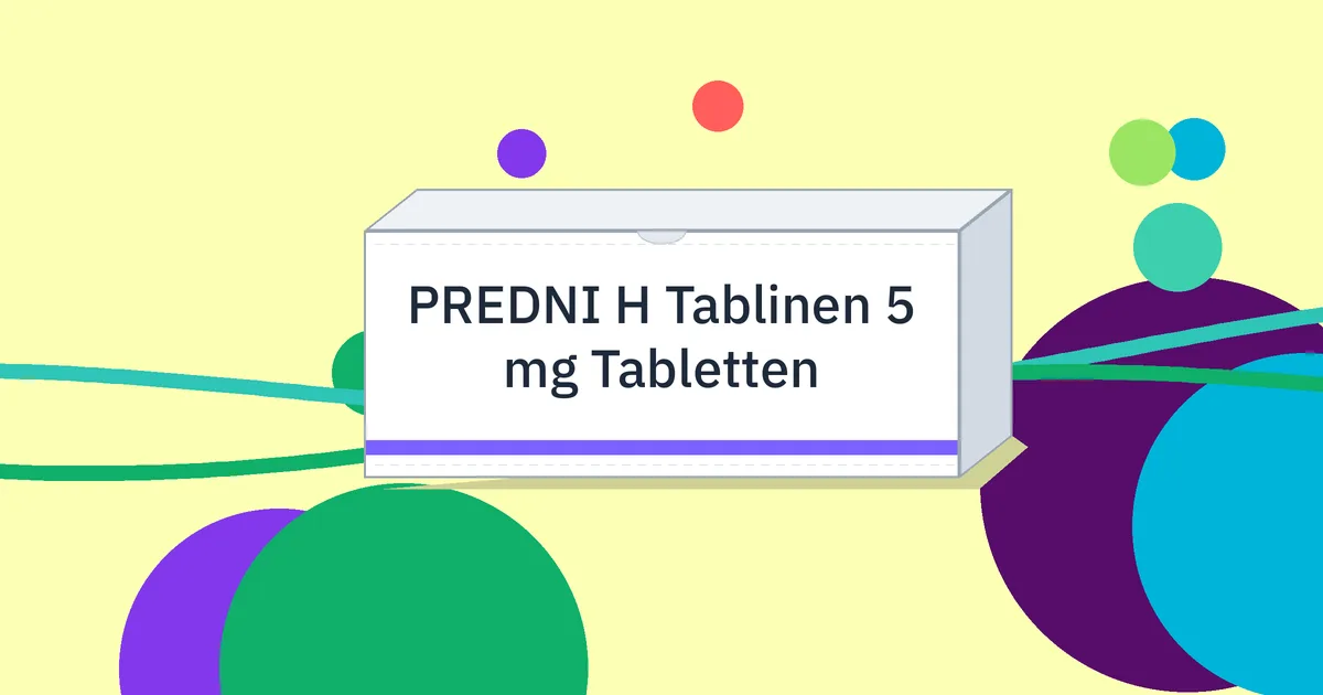Symbolbild: Packung mit der Aufschrift PREDNI H Tablinen 5 mg Tabletten (PZN 04969206) – Verfügbarkeit und Bezug in Apotheken in Frankfurt am Main
