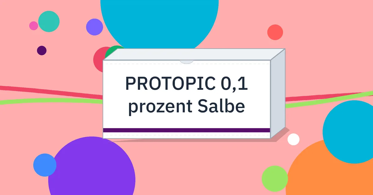 Symbolbild: Packung mit der Aufschrift PROTOPIC 0,1 prozent Salbe (PZN 01828474) – Verfügbarkeit und Bezug in Apotheken in Frankfurt am Main