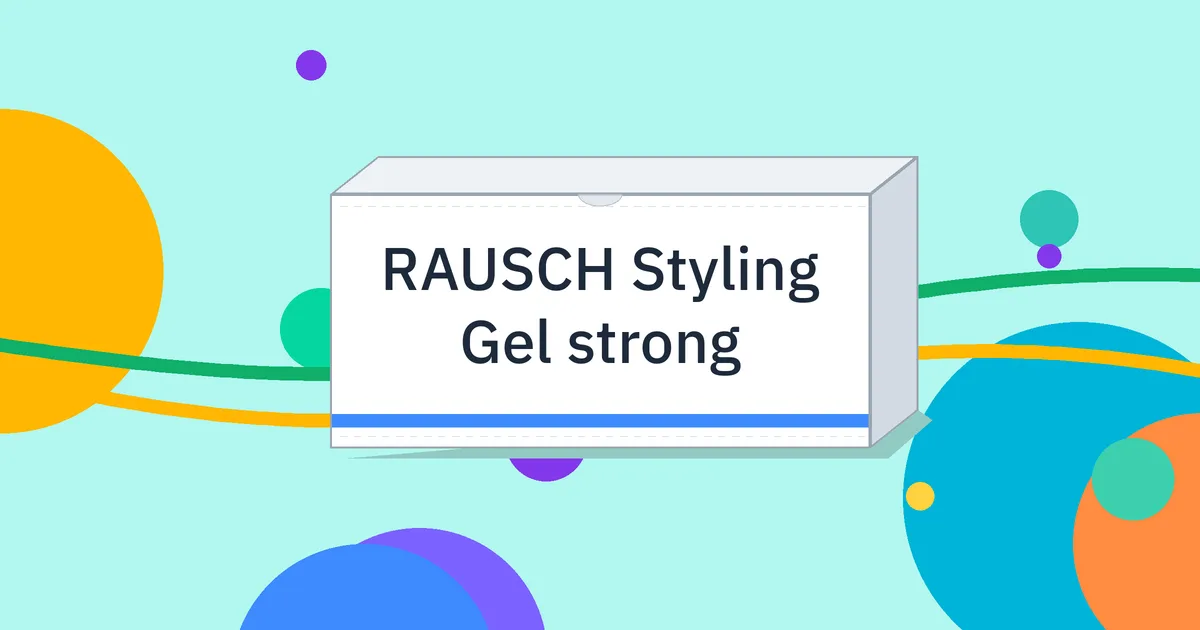 Symbolbild: Packung mit der Aufschrift RAUSCH Styling Gel strong (PZN 12472810) – Verfügbarkeit und Bezug in Apotheken in Frankfurt am Main