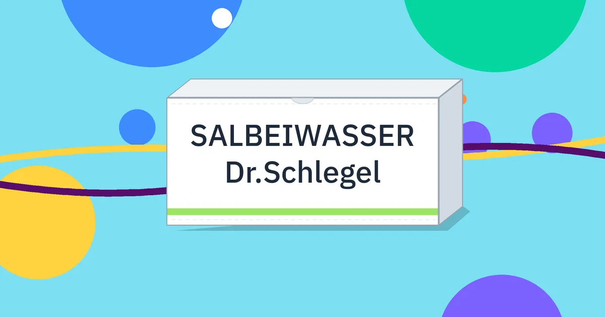 Symbolbild: Packung mit der Aufschrift SALBEIWASSER Dr.Schlegel (PZN 07549189) – Verfügbarkeit und Bezug in Apotheken in Frankfurt am Main