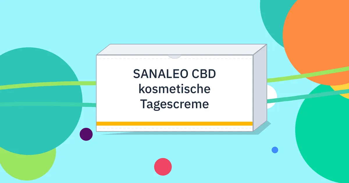 Symbolbild: Packung mit der Aufschrift SANALEO CBD kosmetische Tagescreme (PZN 18755087) – Verfügbarkeit und Bezug in Apotheken in Frankfurt am Main