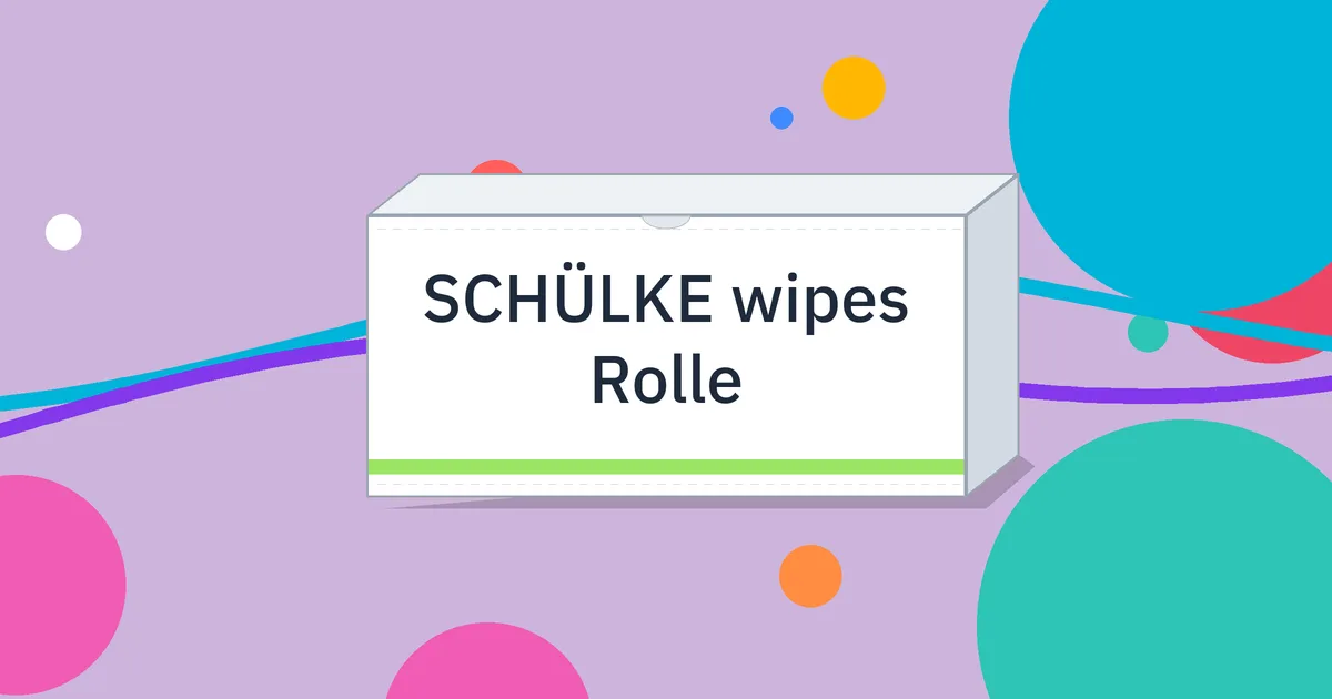 Symbolbild: Packung mit der Aufschrift SCHÜLKE wipes Rolle (PZN 18050441) – Verfügbarkeit und Bezug in Apotheken in Frankfurt am Main