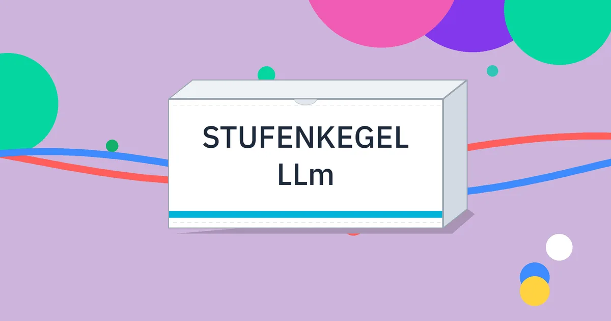 Symbolbild: Packung mit der Aufschrift STUFENKEGEL LLm (PZN 04211194) – Verfügbarkeit und Bezug in Apotheken in Frankfurt am Main