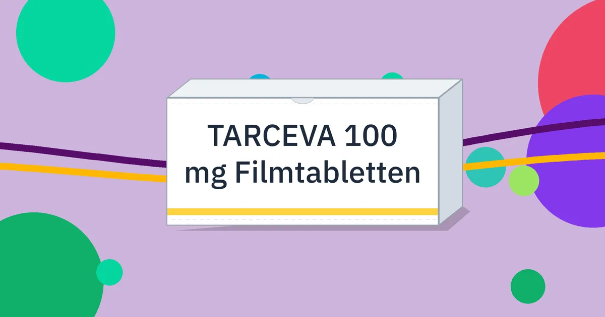 Symbolbild: Packung mit der Aufschrift TARCEVA 100 mg Filmtabletten (PZN 04186987) – Verfügbarkeit und Bezug in Apotheken in Frankfurt am Main