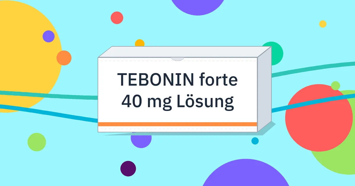 Symbolbild: Packung mit der Aufschrift TEBONIN forte 40 mg Lösung (PZN 06995981) – Verfügbarkeit und Bezug in Apotheken in Frankfurt am Main
