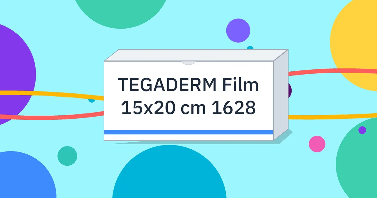 Symbolbild: Packung mit der Aufschrift TEGADERM Film 15x20 cm 1628 (PZN 02100378) – Verfügbarkeit und Bezug in Apotheken in Frankfurt am Main